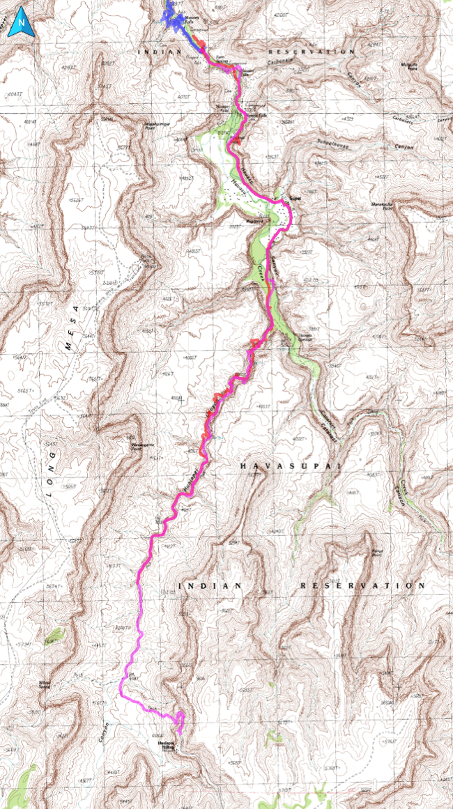 Havasu Canyon, Grand Canyon: Descent to Waterfalls – As They Are ...